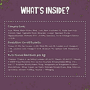 Benevo Vegan cat Food for Adult Cats 2kg. Holistic, Meat-Free, Complete, Non-gm Dry Food Kibble for Your cat. Award Winning Vegan pet Food Made in The UK.