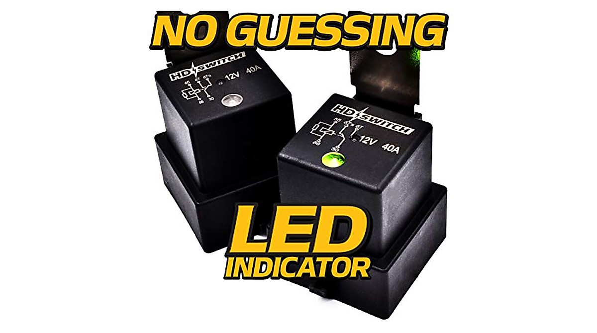 HD Switch Waterproof Relay with LED - IP68 Certified