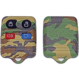 Dorman 13607GNC Keyless Entry Transmitter Cover Compatible with Select Ford / Lincoln / Mercury Models, Green Woodland Camouflage