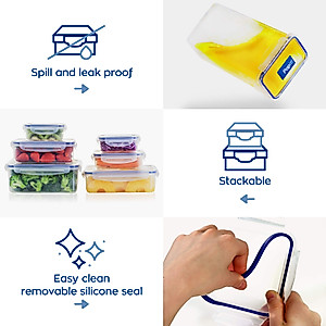 3 Ounce Airtight Baby Food Storage Containers, 10 Pack, by Popit!