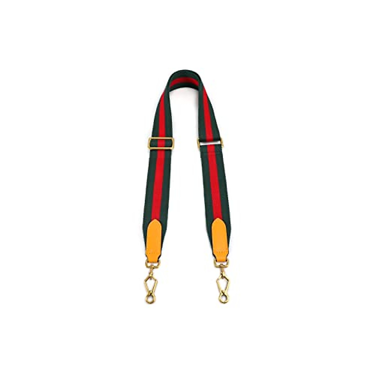 GOXTECH Wide Shoulder Strap Adjustable Replacement Crossbody Purse Handbag (Orange Leather Head )