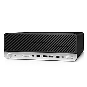 HP 600 G4 SFF Desktop Intel i5-8400 UP to 4.00GHz 32GB DDR4 New 512GB NVMe SSD Built-in AX210 Wi-Fi 6E BT Dual Monitor Support Wireless Keyboard and Mouse Win11 Pro (Renewed)