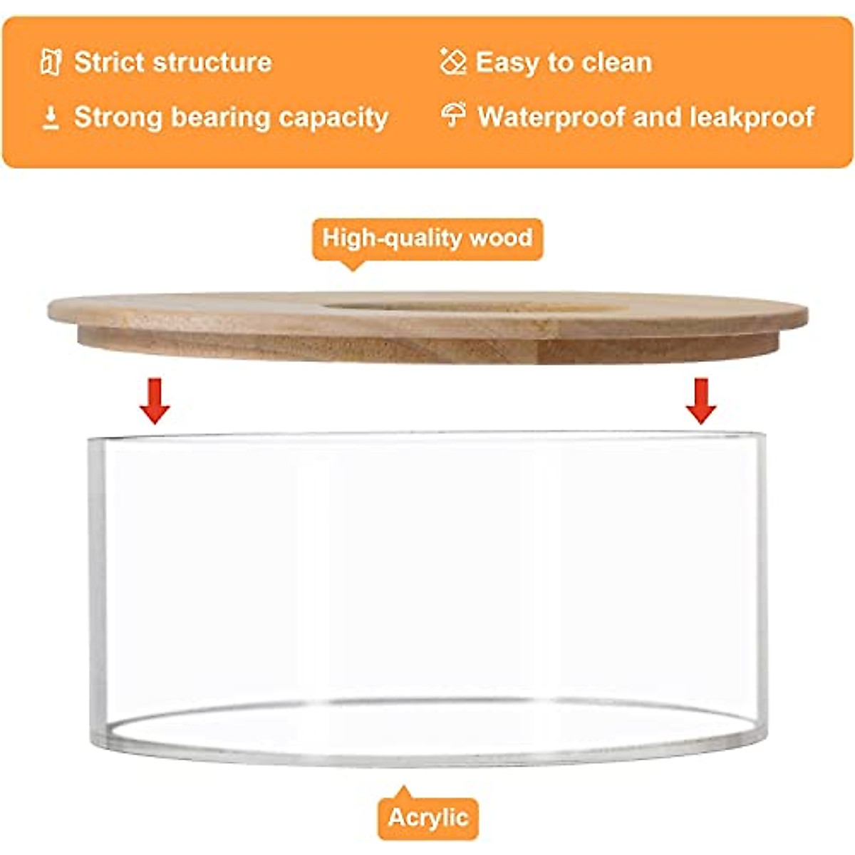 Large Hamster Sand Bath Box, Transparent Acrylic Sand Bath Box and Hamster Bathroom, Hamster Home and Hamster Accessories