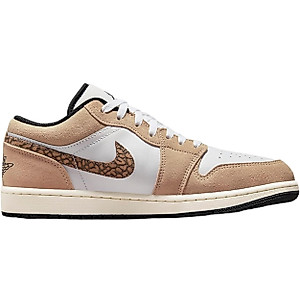 Air Jordan 1 Low Men's Hemp/LT British Tan-White DZ4130-201 10
