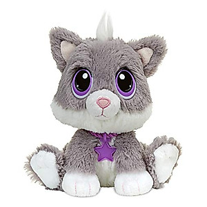 Little Tikes Rescue Tales Babies - Fluffy Kitten | Soft Cuddly Plush Pet Toy with Collar, Tag, Home, Stickers, Activities | Ages 3+