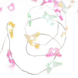 MIYA LIFE Butterfly String Lights LED Butterfly Lamp with Remote Butterfly Lights for Bedroom Elegant Butterfly Decor Hanging Lights for Bedroom