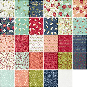 Joyful Joyful AB Bundle by Stacy Iest Hsu, 29 18-inch by 22-inch Precut Fabric Fat Quarters