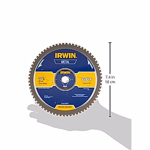 IRWIN 7-1/4-Inch Metal Cutting Circular Saw Blade, 68-Tooth (4935560)