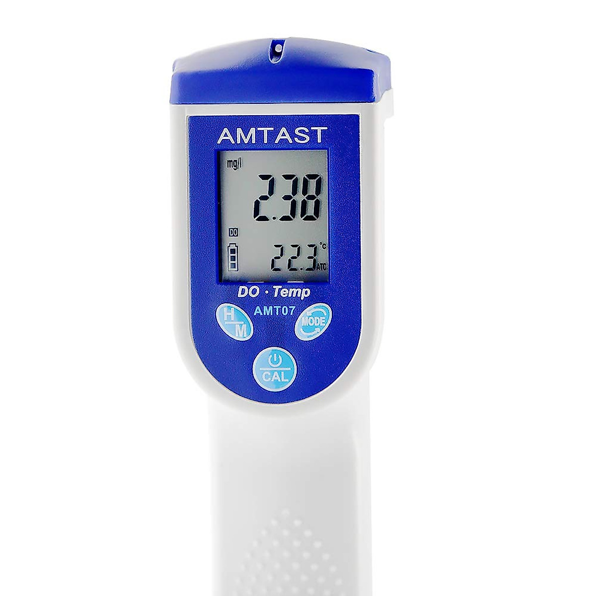 AMTAST Portable Dissolved Oxygen and Temperature Meter DO Sensor Dissolved Oxygen Levels Tester, DO Range: 0~20.00 mg/L, 0~20.00 ppm