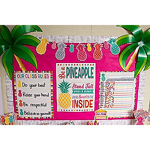 Teacher Created Resources® Tropical Punch Pineapples Mini Accents, Pack of 36