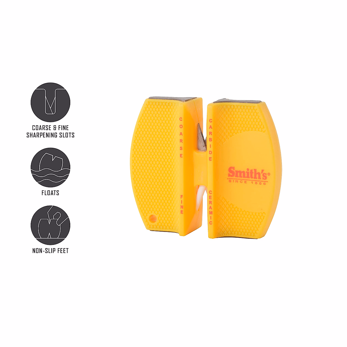 Gerber Gear 22-48485 Paraframe Mini Pocket Knife, 2.2 Inch Fine Edge Blade, Stainless Steel & Smith's CCKS 2-Step Knife Sharpener