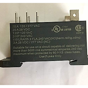 Schneider Electric/Legacy Relay 92S11A22D-120 Power Relay, Dpdt, 120VAC, 30A, Din Rail