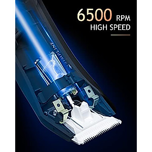 Body Hair Trimmer for Men, Pubic Hair Trimmer with Led Light, Waterproof Ball Trimmer for Men Body Groomer, Electric Groin Hair Trimmer Body Shaver for Men with 3 Replaceable Guard Comb,Charging Dock