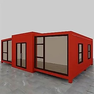 Luxe 20ft Luxury Modern Foldable Prefab Expandable Container House Easy Setup Quality Design Suitable for Homes, Offices, Hotels, Villas, Warehouses, Camping, Storage, Workshops and Garages
