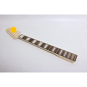 Yinfente Guitar Neck 22fret 25.5inch Canada Maple Rosewood Guitar Fretboard Block Inlay Big Head DIY guitar replacement (25.5inch)