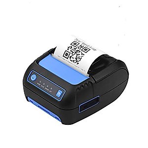 VIBY Portable 58mm Thermal Receipt Printer Handheld Barcode Printer USB BT Connection