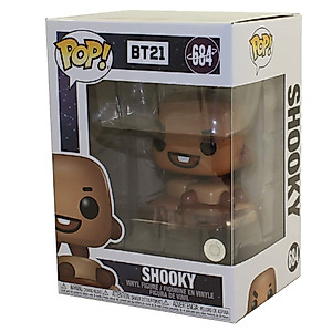 Funko 40239 POP Vinyl Animation: BT21-Shooky BT21 Shooky Collectible Figure, Multicolour, Multicolor, Basic