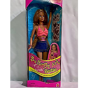 Butterfly Art BARBIE Doll w Cool Decorations (1998)