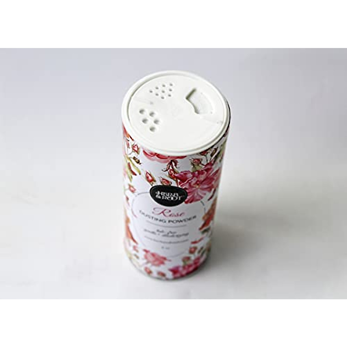 Herb & Root Rose Scented Fragrant Talc-Free Dusting Powder for Women, Feminine Powder, Body Powder, Bath Powder, Anti-Chafing Powder, Baby Powder, 6 oz