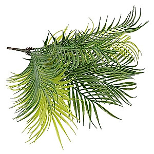 Garneck 1pc Imitation Plants Fake Flowers for Outdoors Faux Greenery Outdoor Plants Faux Wheat Grass Plastic Wheat Grass Artificial Outdoor Plants Miniature Plant Decor Home Adornment Palm