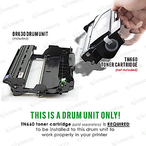 LINKYO Compatible Printer Drum Unit Replacement for Brother DR630 DR-630 LY-BR-DR630