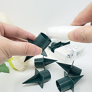 Floral Taper Candle Holder 6 Pcs by LifeStyle Channel