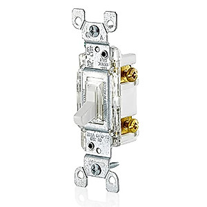 Leviton L1461-2W Single-Pole Switch, White