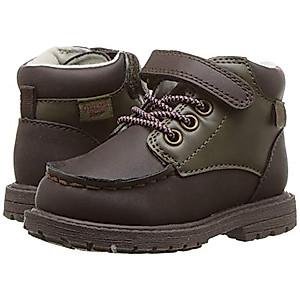 OshKosh B'Gosh Boys' Haslett Ankle Boot, brown, 10 M US Toddler