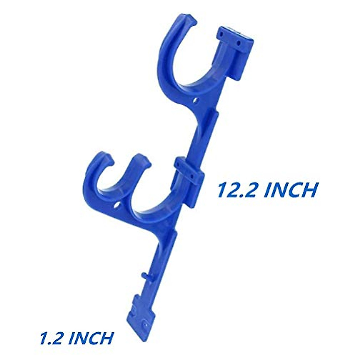 Swim Pool Pole Hanger, Swimming Pool Hooks Holder with Screws Plastic Hook for Telescopic Poles Skimmers Vacuum Hose Nets Brushes Support Hangers Garden Tools Accessories