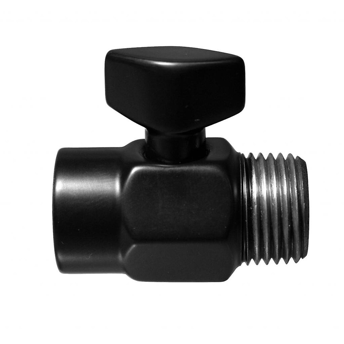 Westbrass D309-62 1/2" Shower Arm Volume Flow Control Trickle Valve, Matte Black