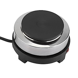 500W Hot Plates for Cooking, Electric Mini Single Burner Hot Plate for Kitchen Outdoor Camping Travel RV, 4 Inch Diameter