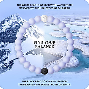 Lokai Silicone Beaded Bracelet for Diabetes Awareness - Small, 6 Inch Circumference - Jewelry Fashion Bracelet Slides-On for Comfortable Fit - Diabetes Awareness Bracelet for Men, Women & Kids