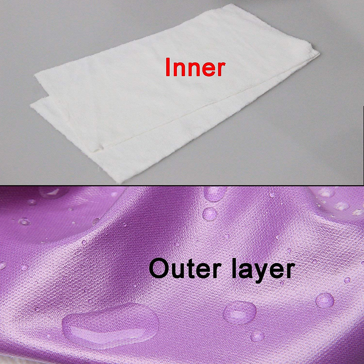 Teamoy Washable Female Dog Diapers (Pack of 4), Reuable Doggie Diapers Wraps for Female Dogs, M