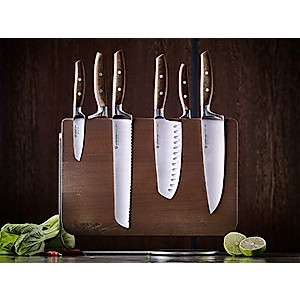 Wusthof Epicure Santoku, Hollow Edge, One Size, Brown, Stainless