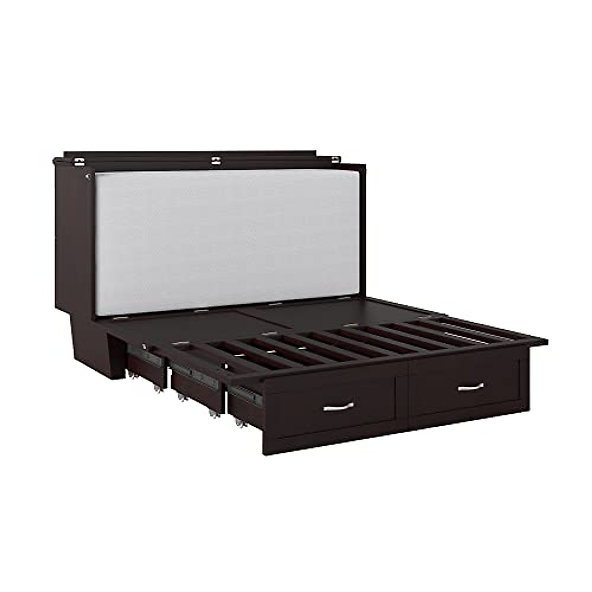AFI Monroe Murphy Bed Chest with Charging Station, Queen, Espresso