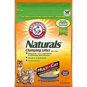 ARM HAMMER Naturals Cat Litter, Multi Cat, 18lb Bag