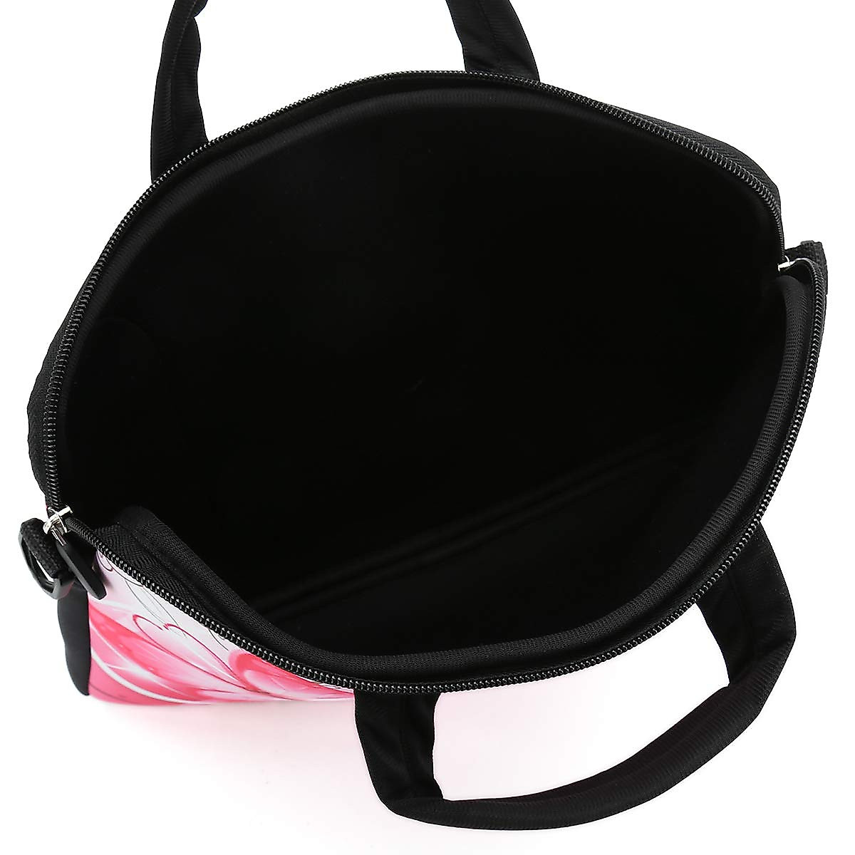 RICHEN 10 inch Messenger Bag Carrying Case Sleeve with Handle Accessory Pocket Fits 7 to 10-Inch Laptops/Notebook/Kids tablet (7-10.2 inch, Pink Butterfly)