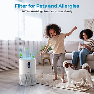 MOOKA B-D02L Air Purifier (Filter pre-installed) & 1 Pack Extra Official Certified Replacement Filter