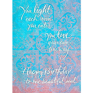 Hallmark Mahogany Birthday Card for Her (Woman), 5 x 7. 2 Inches (0299RZD2021)