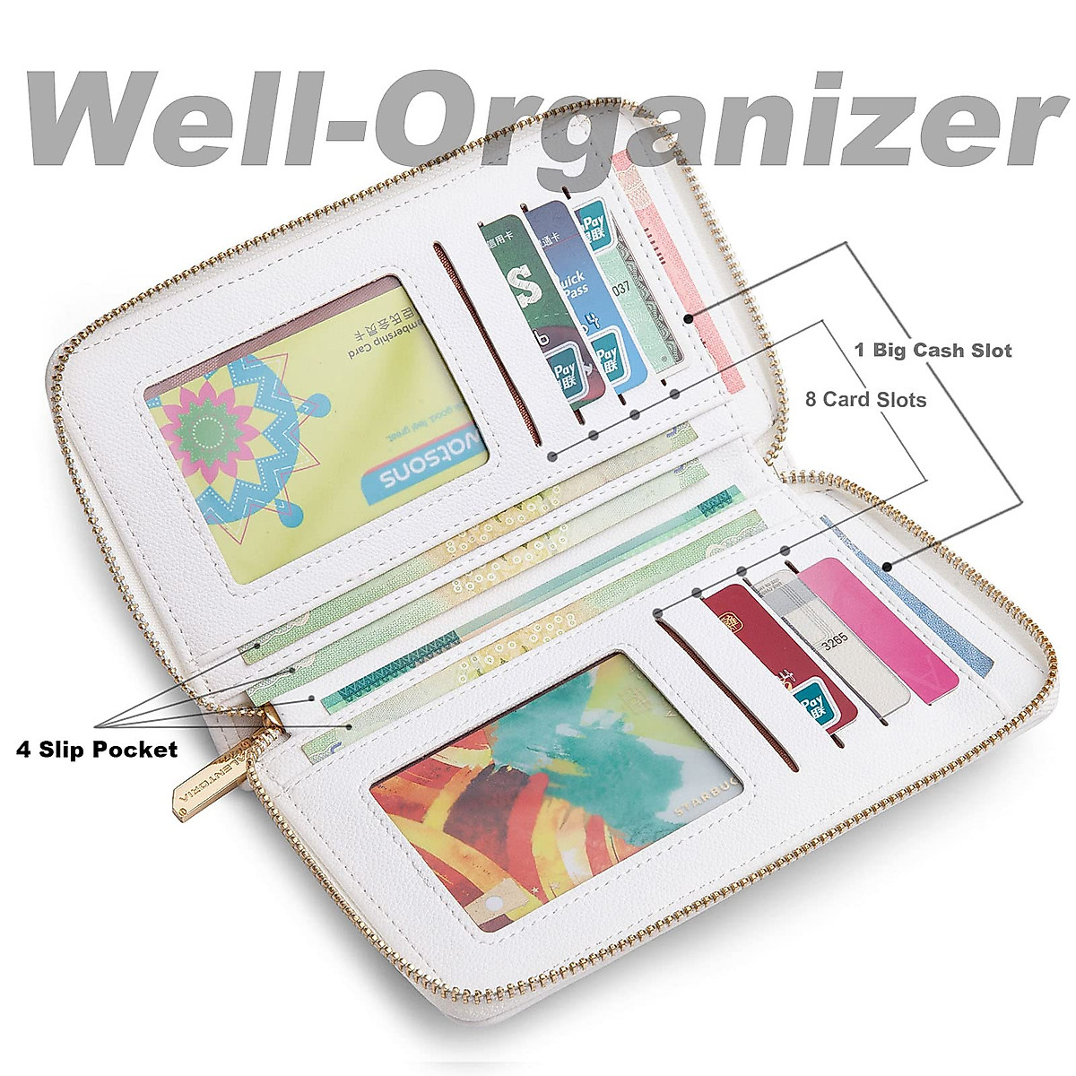 Valentoria Small Crossbody Bag Cell Phone Purse Wallet Leather Card Slot Clutch for Women