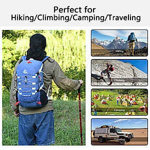 Storvyllf Hiking Backpack for Women, Camping Backpack Men Waterproof Lightweight Daypack Bag for Outdoor Travel Sport