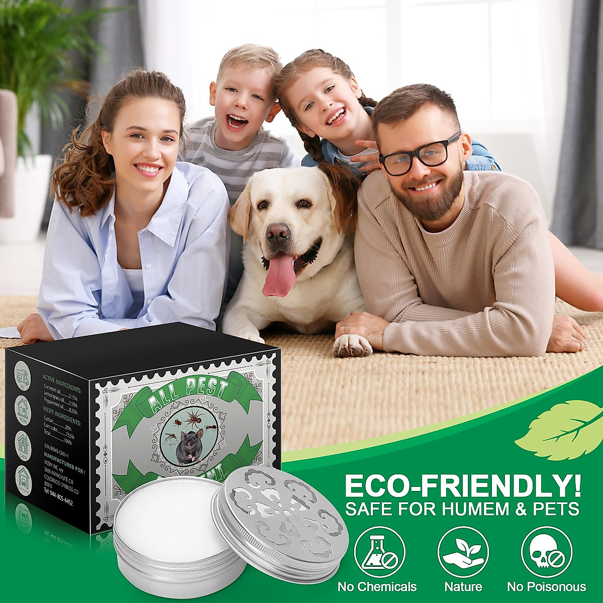 4 Pack Rodent Rat Repellent for Car Engines - Peppermint Oil Mouse Repellent, Rat Repellent Keeping Rodents Out of Car Home Garages Indoor Outdoor, Groundhog Repellent, Safe Ingredients