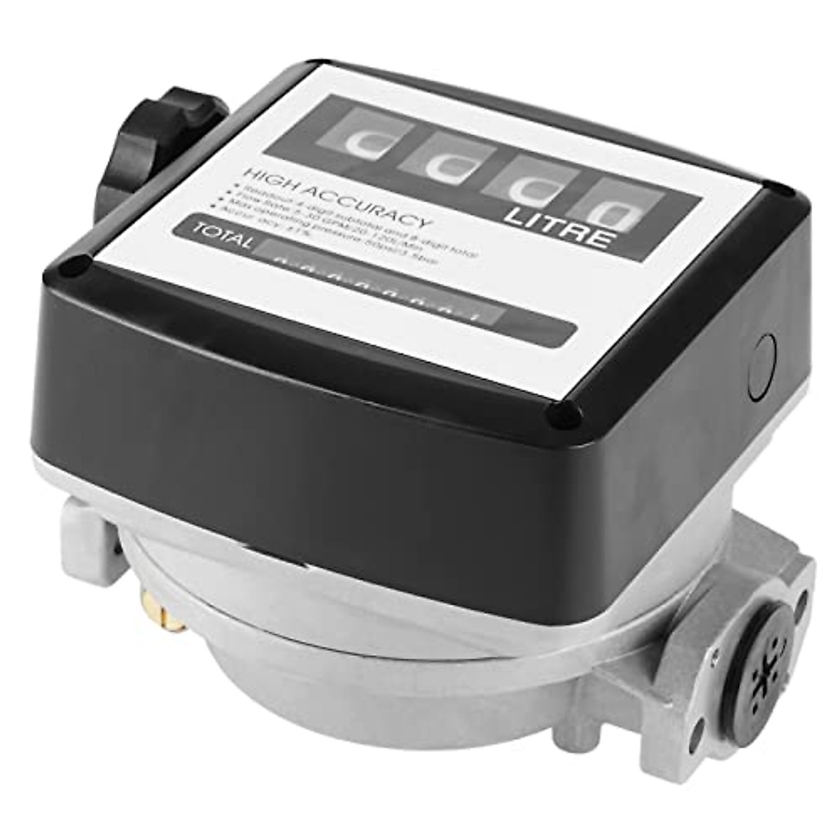 1% High Accuracy 1 Inch 4 Digital Gas Meter Counter Gauge Water Meter Flowmeter