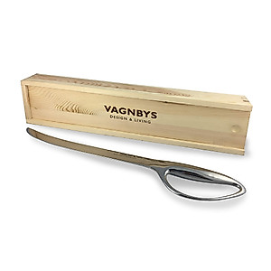 VAGNBYS - Champagne Saber - Sabrage Safety Sword - Steel Sommelier Sabre Bottle Opener - Includes Case Perfect for Gifts