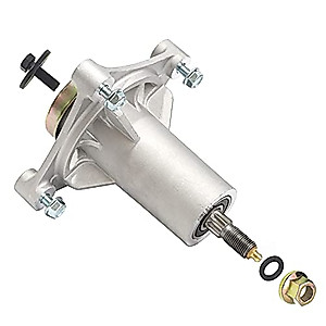 q&p 2 Pieces 187292 46 48 54inch Deck Blade Spindle Assembly Bracket Replace 187292 21546238 532187281 532192870 539112057 587125401 with Bolt Zerk Fitting Holes Tapped for Easier Installblade