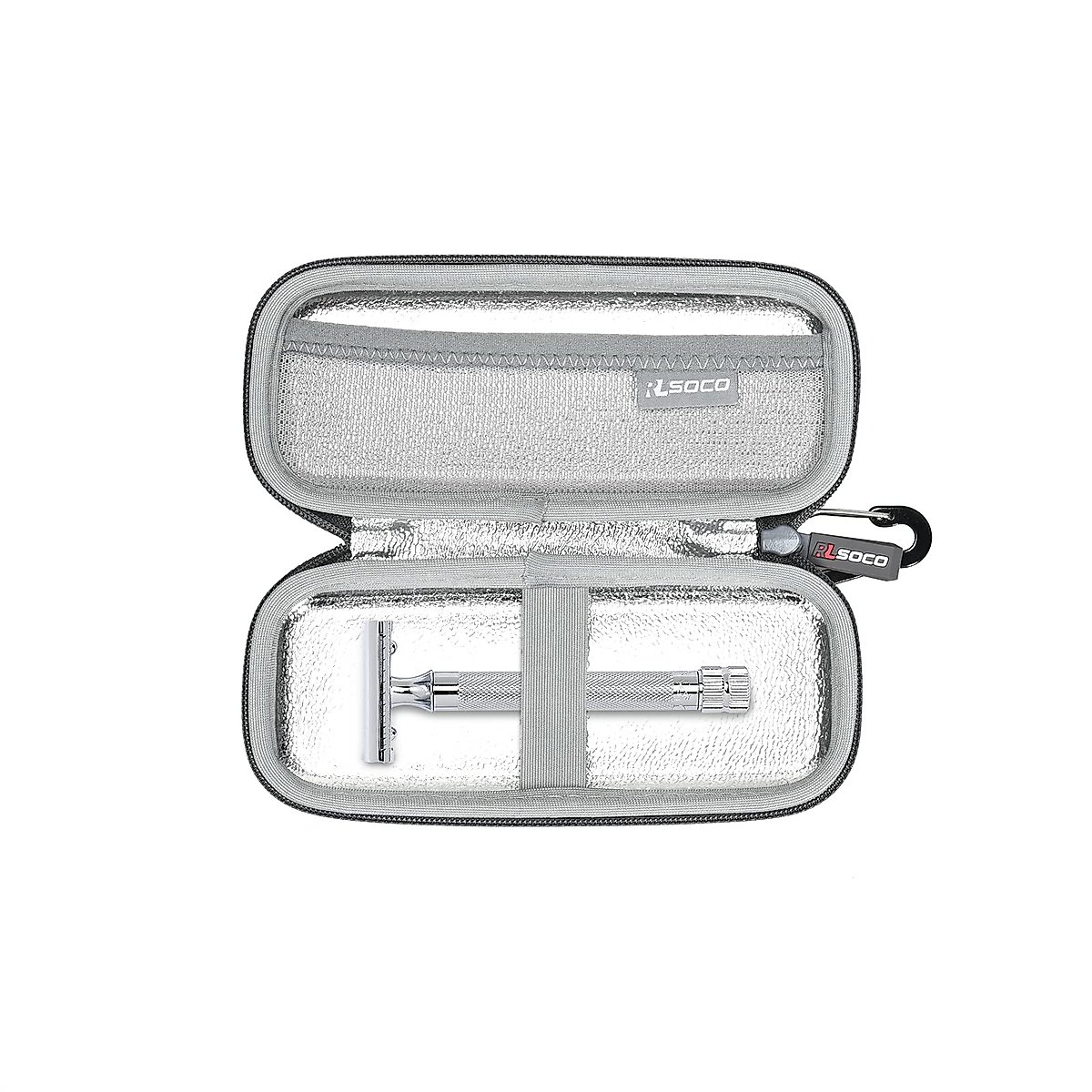 RLSOCO Case for Merkur Futur 23C/33C/34C/37C/38C Razor & works with Schick Razor
