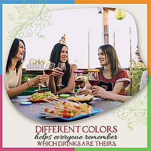 Wine Tapa Drinking Glass Covers - Merlot