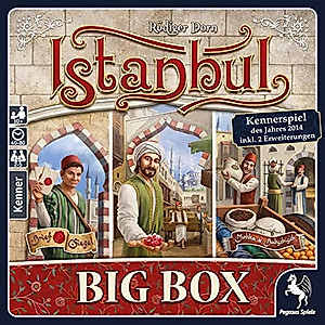 Alderac Entertainment Group (AEG) Istanbul Big Box - Board Game, Collect Gems, Be a Master Merchant, 2 to 5 Players, 40 to 60 Minute Play Time, for Ages 10 and Up, Alderac Entertainment Group (AEG)