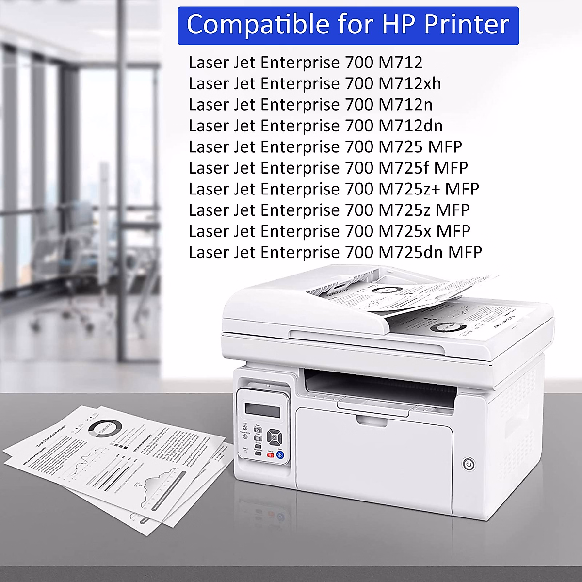 KCMYTONER Compatible Toner Cartridge Replacement for HP 14X CF214X Work with Laserjet Enterprise 700 M712 M725 M712dn M725X Series Printer - Black 2 Pack