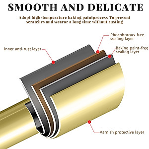 tonchean Gold Coat Rack Metal with Natural Marble Base Free Standing Clothes Rack Hotel Hall Tree for Hanging Clothes, Bags, Hats for Bedroom, Office, Hallway, Entryway, Living Room